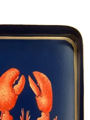 LES-OTTOMANS Fauna Lobster Metal Tray
