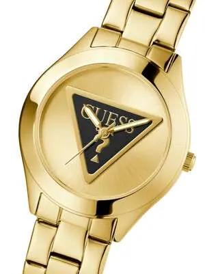 Guess Tri Plaque Quartz 34mm - Gold