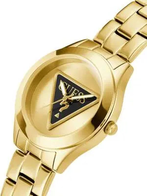 Guess Tri Plaque Quartz 34mm - Gold