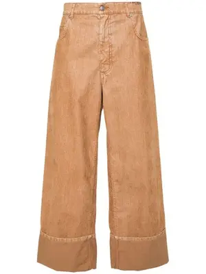 Marni High-waist Wide-leg Trousers