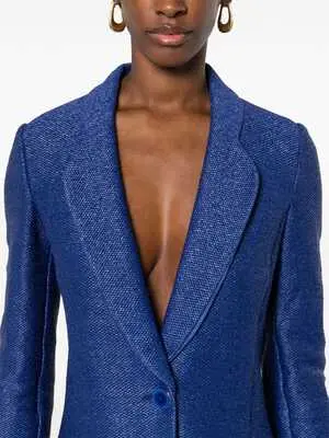 Giorgio Armani Patterned Jacquard Blazer