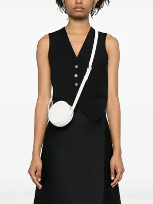 COURREGES Re-edition Circle Cross Body Bag - White