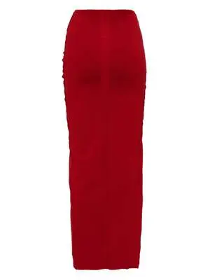 Rick Owens Fitted Asymmetric Skirt