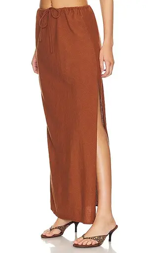 L*Space Summer Feels Skirt - Coffee