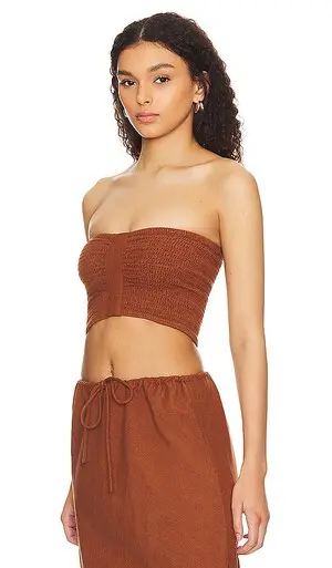 L*Space Summer Feels Tube Top In Brown