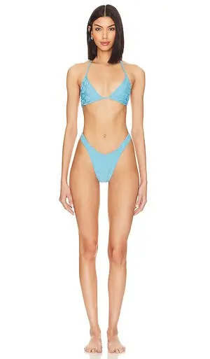 LOVERS AND FRIENDS Vacation Blues Bikini Top