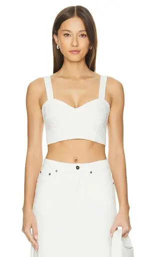 Bardot Evianna Bustier In White - Off White
