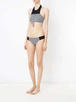 AMIR SLAMA Striped Bikini Set
