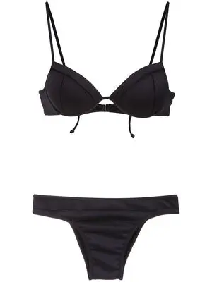 AMIR SLAMA Push-up Bikini Set - Black