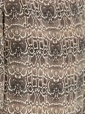 AMIR SLAMA Python Print Silk Dress