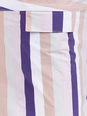 AMIR SLAMA Mid-rise Striped Swim Shorts