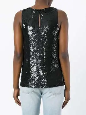 P.a.r.o.s.h Sequin Embellished Tank Top