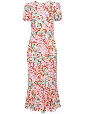 Rhode Lulani Printed Midi Dress