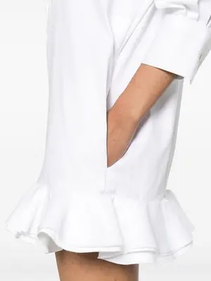 BLANCA VITA Acaly Ruffle-detail Dress - White