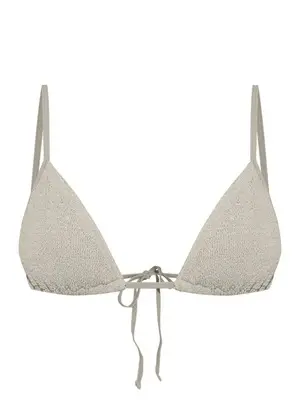 Bond Eye Luana Triangle Bikini Top - Grey