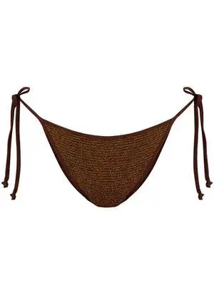Bond Eye Anisha Tie Bikini Bottoms - Brown