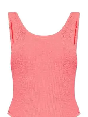 Bond Eye Maxam Crinkled One-piece Swimsuit - Pink