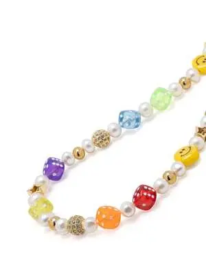 NIALAYA JEWELRY Freshwater-pearl Beaded Necklace - Gold