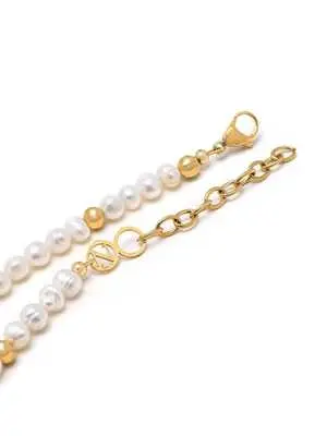 NIALAYA JEWELRY Freshwater-pearl Beaded Necklace - Gold