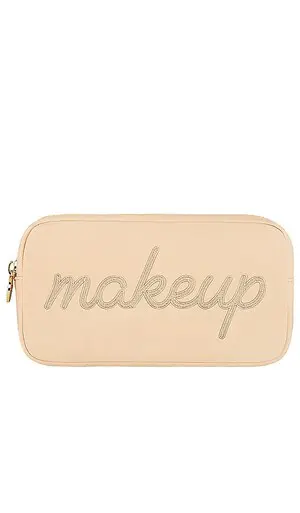 Stoney Clover Lane Embroidered Small Pouch - Sand
