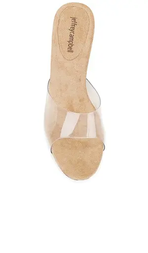 Jeffrey Campbell Cendrillon Sandal In Neutral