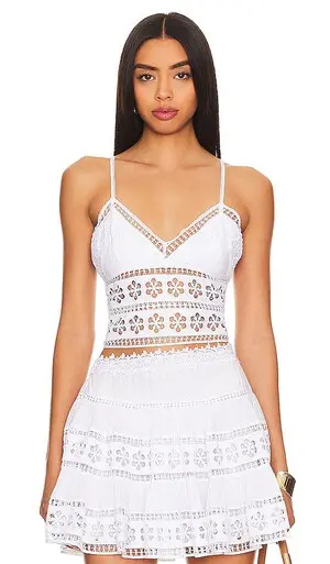 Charo Ruiz Ibiza Melie Top - White