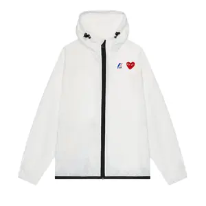Play Comme Des Garcon X K-way Packable Jacket - White