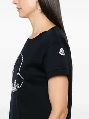 Moncler Corded-logo Cotton Mini Dress