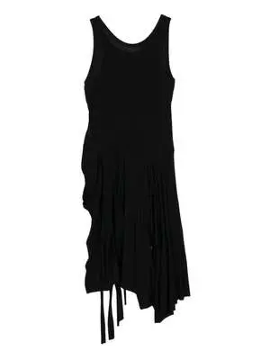 Yohji Yamamoto Asymmetrical Midi Dress
