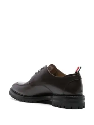 Thom Browne Leather Derby Shoes - Brown