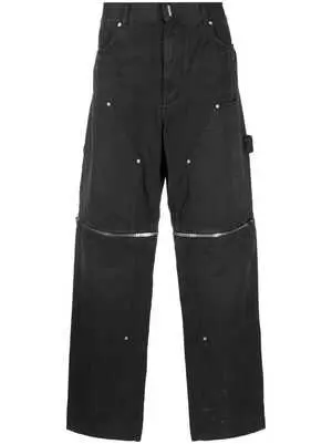 Givenchy Zip-detailed Straight-cut Trousers