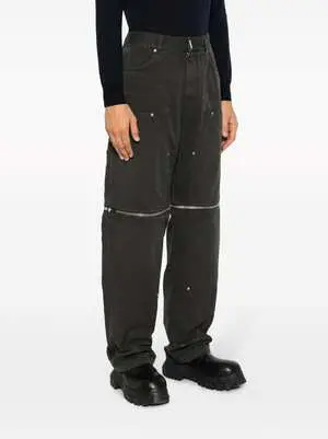 Givenchy Zip-detailed Straight-cut Trousers