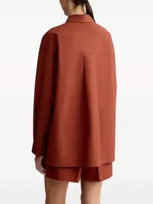 12 STOREEZ Drop-shoulder Cotton Shirt