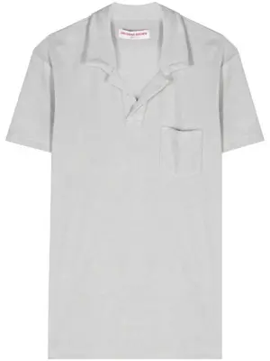 Orlebar Brown Terry Towelling Polo Shirt - Grey