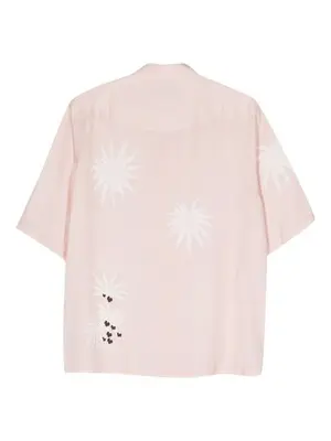 Officine Générale Floral Short-sleeved Shirt