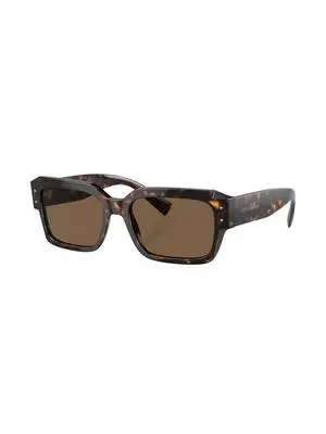 Dolce & Gabbana Rectangle-frame Sunglasses - Brown