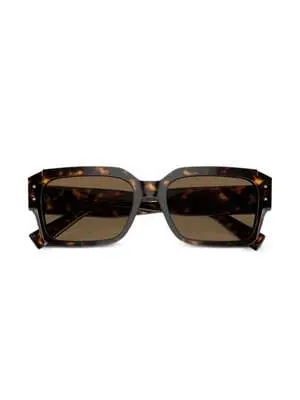 Dolce & Gabbana Rectangle-frame Sunglasses - Brown