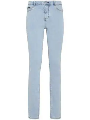 Philipp Plein Logo-plaque Skinny Jeans - Blue