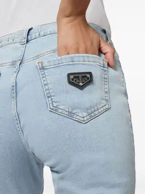 Philipp Plein Logo-plaque Skinny Jeans - Blue