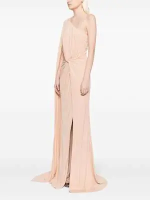 Elie Saab One-shoulder Jersey Gown