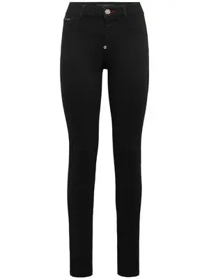 Philipp Plein Logo-plaque Skinny Jeans - Black