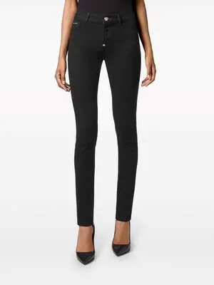 Philipp Plein Logo-plaque Skinny Jeans - Black