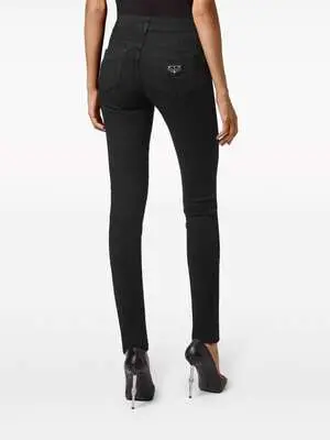 Philipp Plein Logo-plaque Skinny Jeans - Black