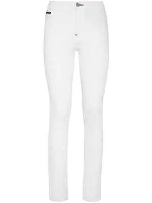 Philipp Plein Logo-plaque Skinny Jeans - White