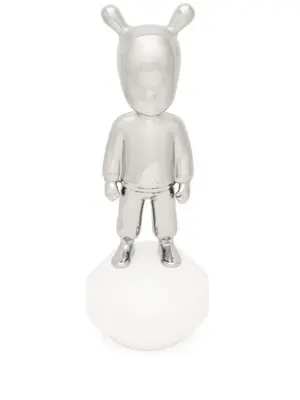 LLADRO The Guest Glossy-finish Figurine - Silver