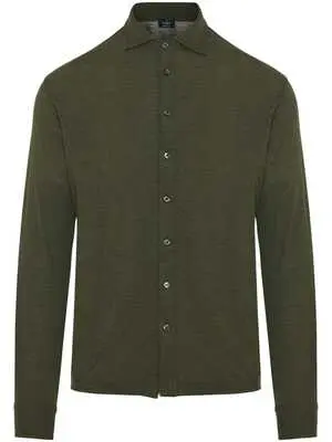 BARBA NAPOLI Button-up Shirt - Green