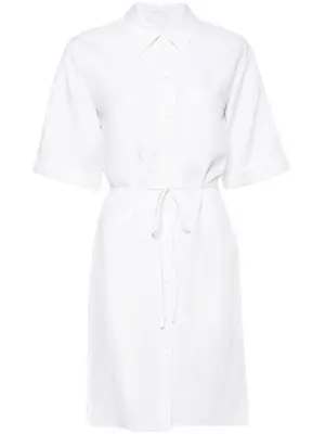 Calvin Klein Short-sleeve Belted Shirtdress