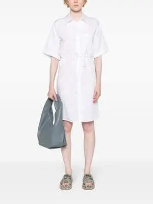 Calvin Klein Short-sleeve Belted Shirtdress