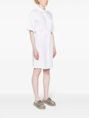 Calvin Klein Short-sleeve Belted Shirtdress