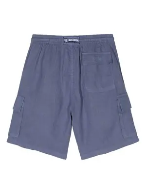 Vilebrequin Drawstring Linen Cargo Shorts